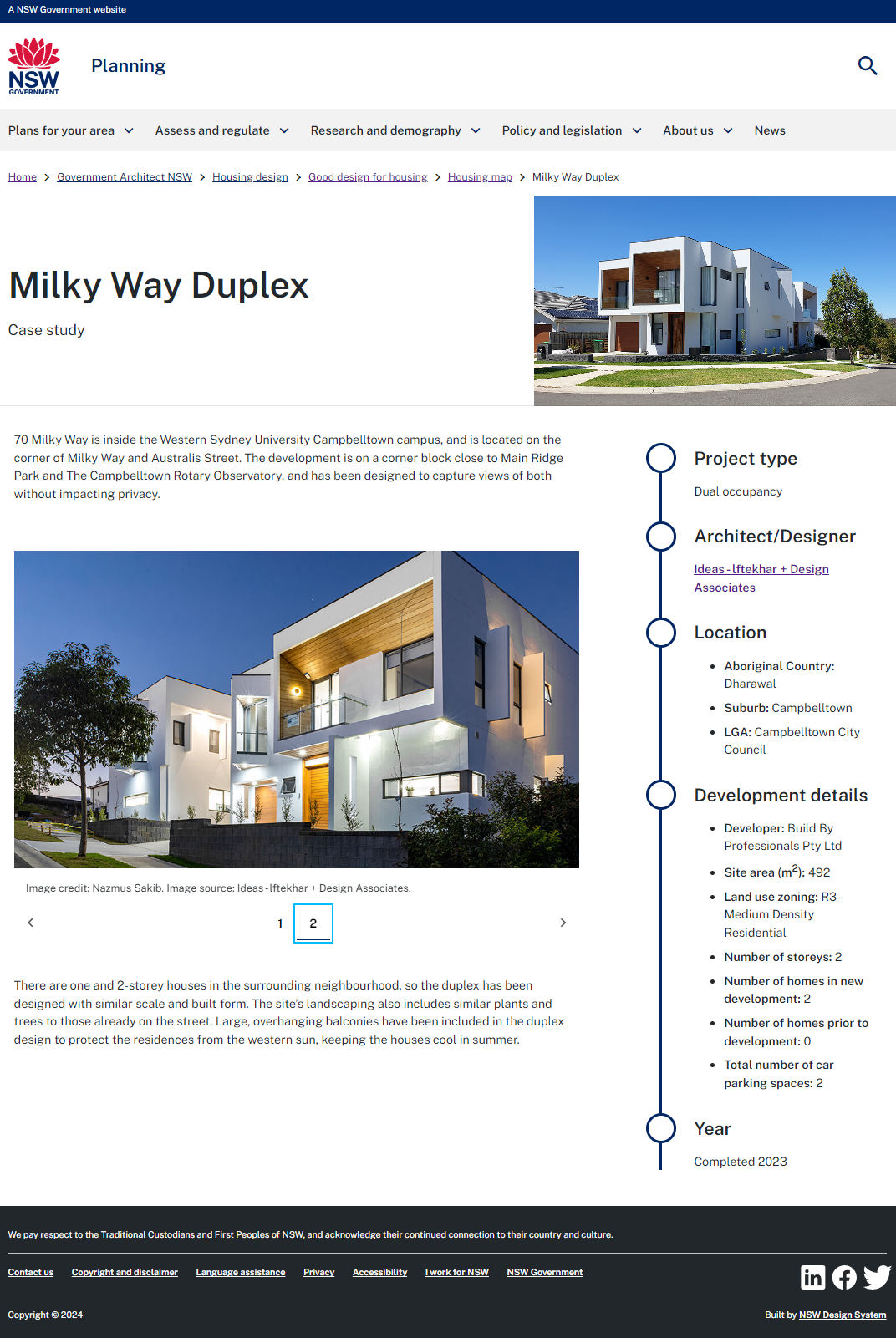 Recognition from NSW Govt (DPHI) Housing map - ideas - iftekhar ...